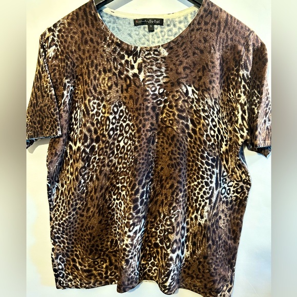 Pierri New York | Tops | Pierri New York Animal Print Top | Poshmark